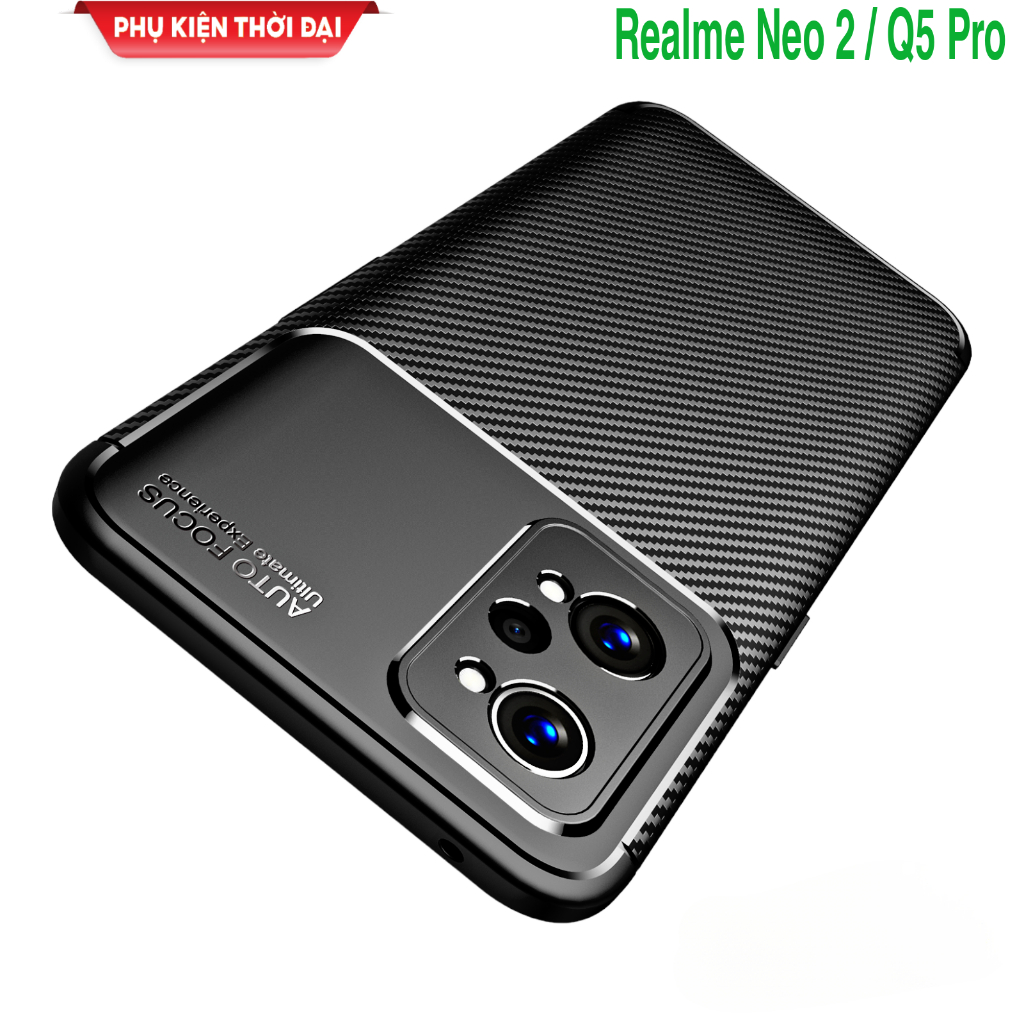 Ốp lưng Oppo Realme GT Neo 2 / Realme Q5 Pro / GT Neo 3 chống sốc Rằn Ri hiệu Auto Focus siêu ...
