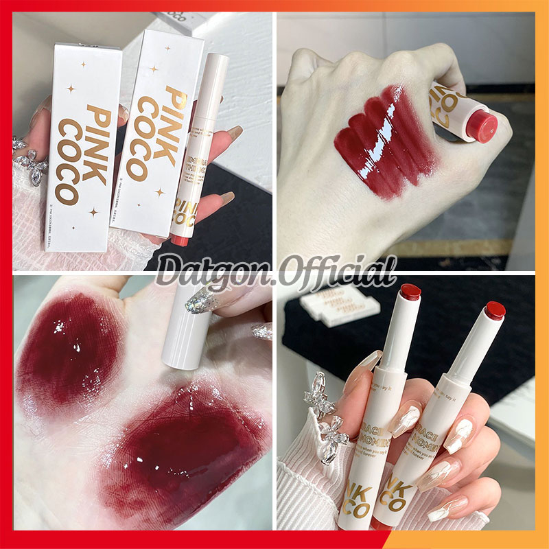 Son bóng Pink Coco bút bấm chính hãng dưỡng ẩm môi P571 | Shopee Việt Nam