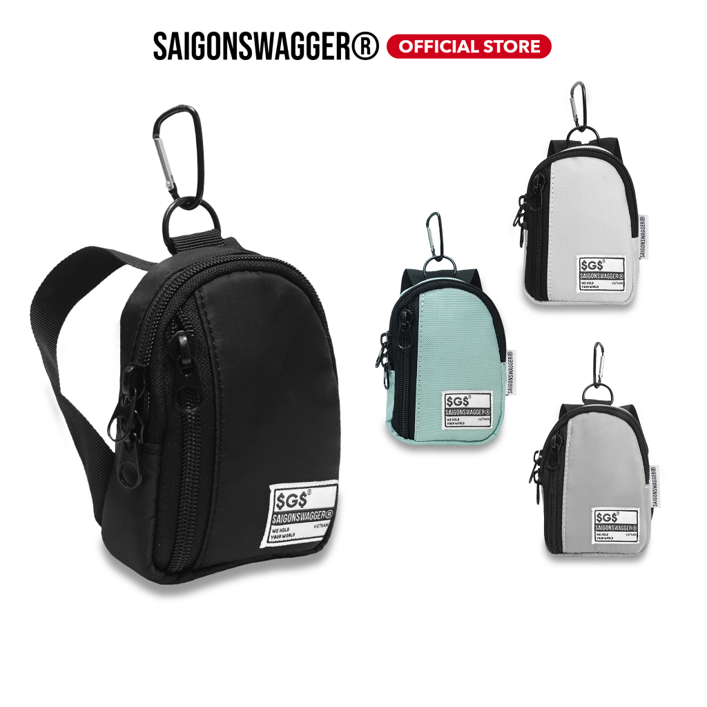 Phụ kiện móc khoá balo mini SAIGON SWAGGER® SGS ZIPPER BACKPACK KEYCHAIN | Shopee Việt Nam