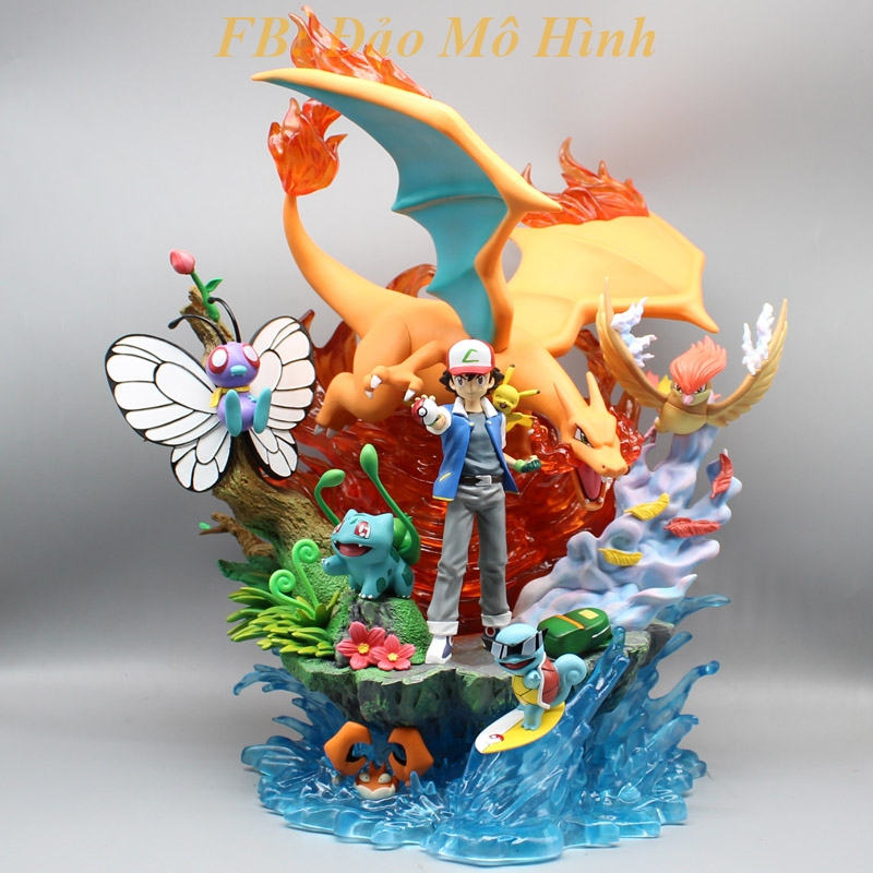 [HOT] Mô hình Satoshi và Các Pokemon Siêu To Có Led, Figure Pokemon ...