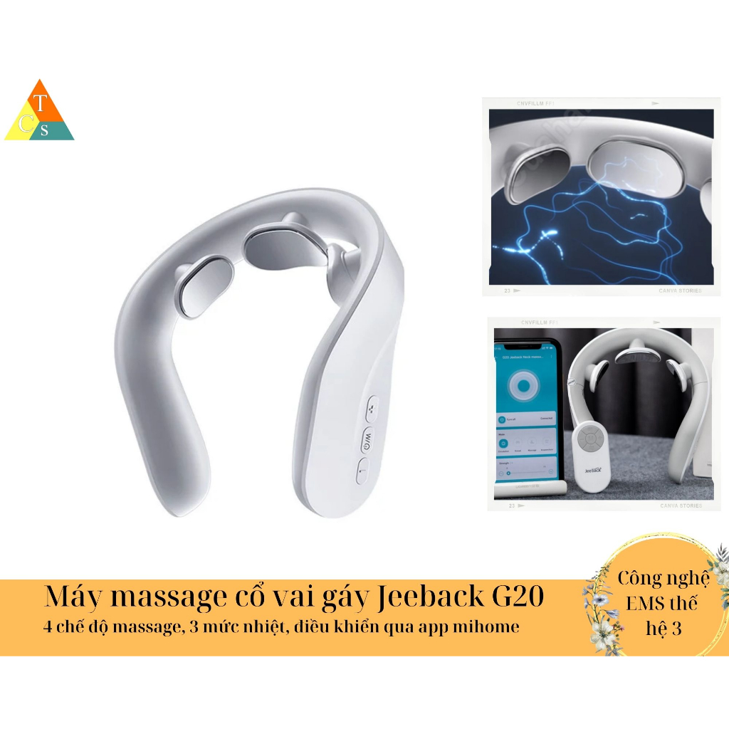 Máy massage cổ xung điện XM Jeeback G20 | Shopee Việt Nam