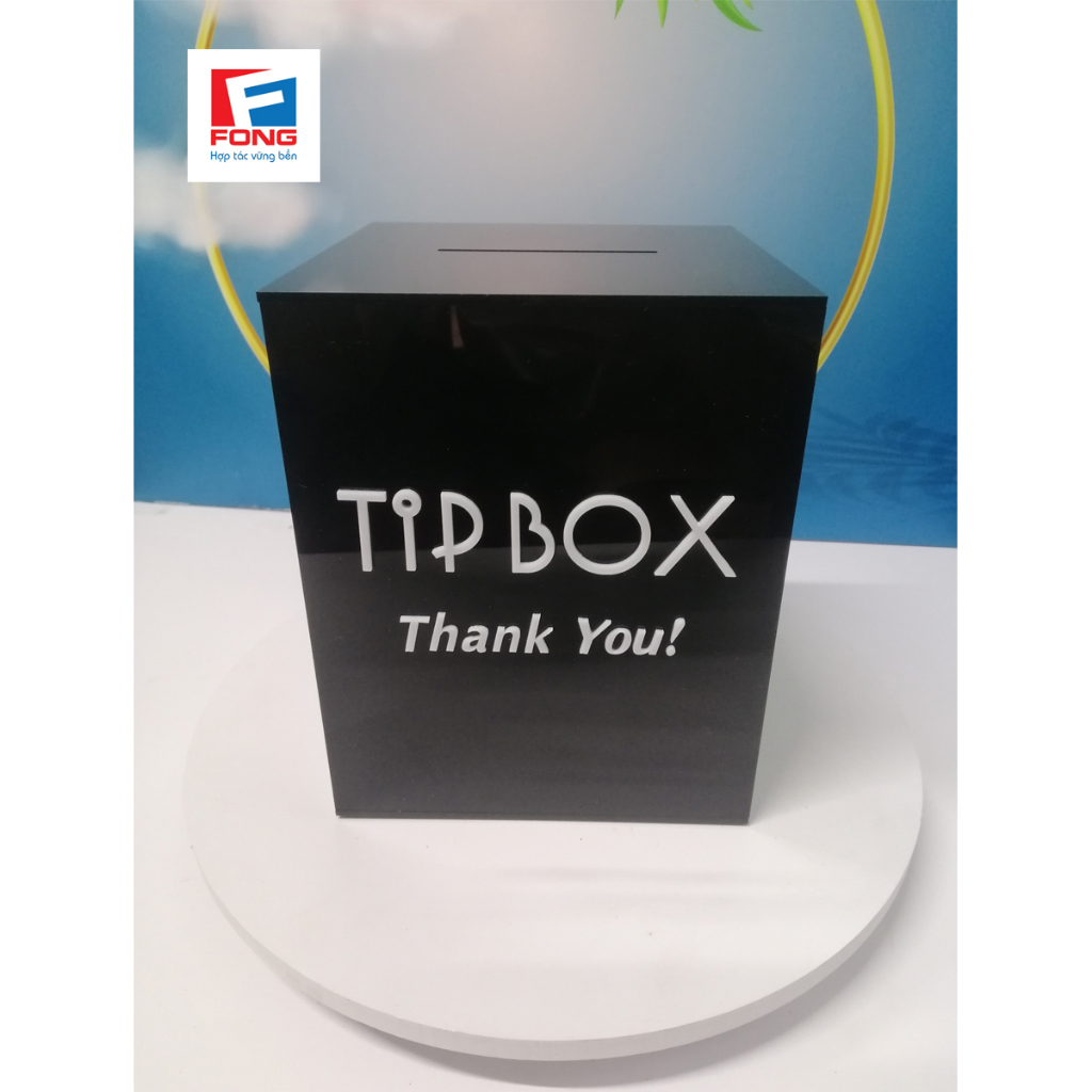 Hộp Tip Box mica sang trọng, hộp mica đựng tiền | Shopee Việt Nam