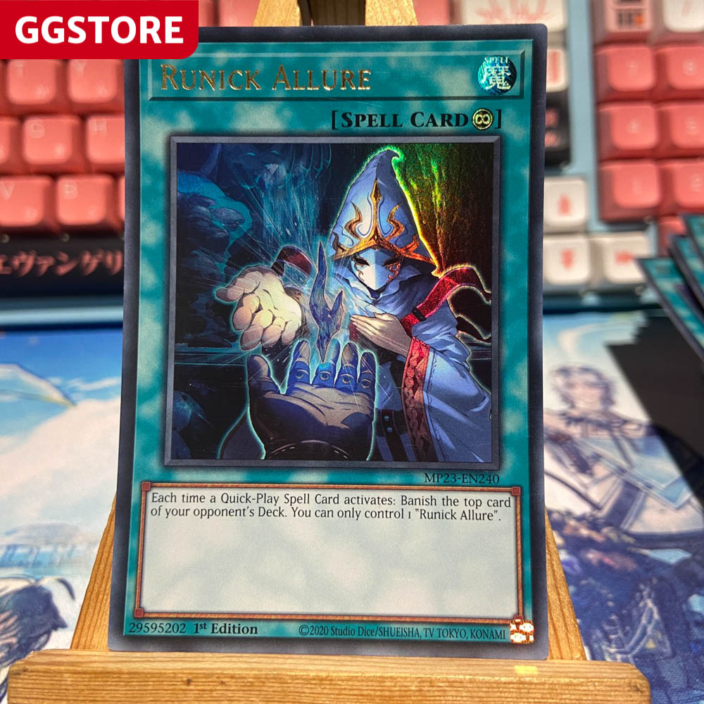[ Bài Yugioh Chính Hãng ] Runick Allure - MP23-EN240 - Ultra Rare 1st ...