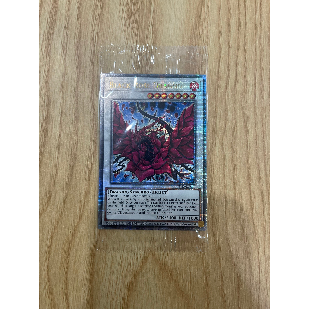 [Promotion MP23] Thẻ bài Black Rose Dragon - TN23-EN014 - Quarter Century Rare 1st Edition ...