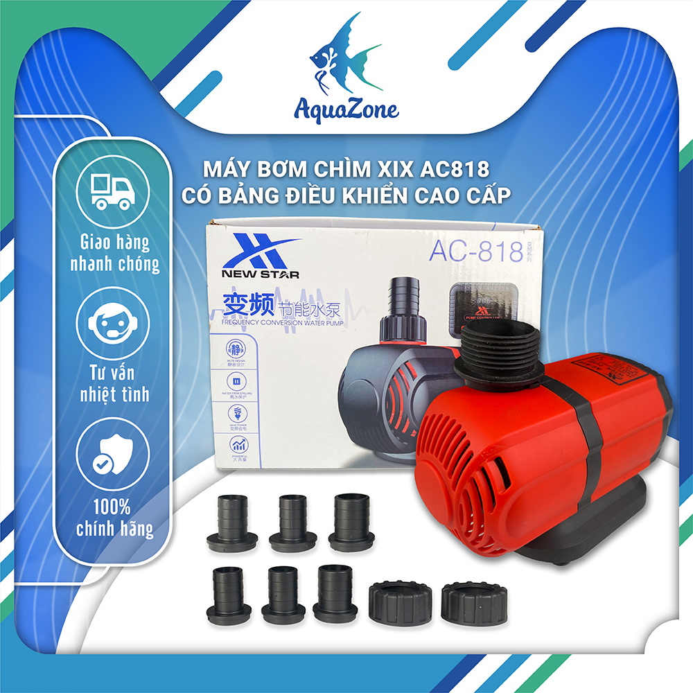 Máy bơm nước hồ cá XinXiu (XIX) AC818 - máy bơm chìm hồ cá cao cấp có bảng điều khiển | Shopee ...
