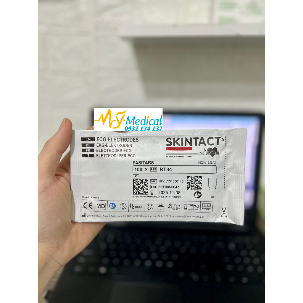 Điện cực tim Skintact RT34 Trẻ em ( gói/100 miếng) | Shopee Việt Nam