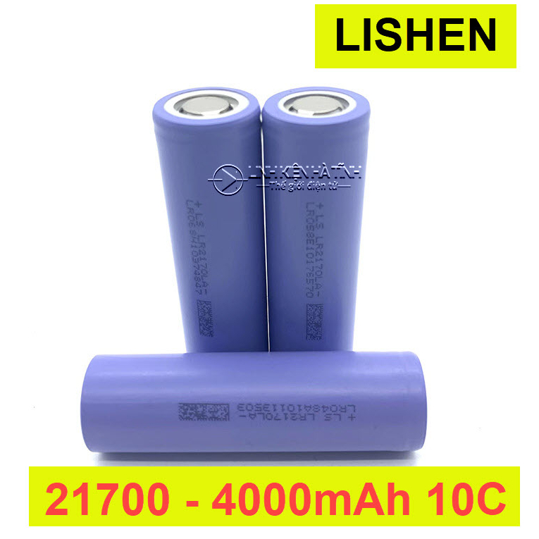 Pin sạc LISHEN 21700 dung lượng 4000mah xả 10C điện áp 3.7v (giá 1 viên ...
