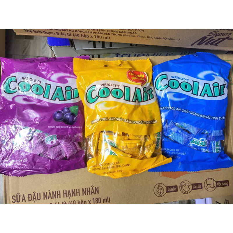 Kẹo Cao Su Sing-gum Cool Air Hương Bạc Hà/Quả Mọng/Mật Ong-Chanh ...