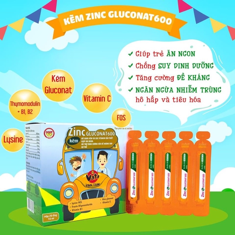 Zinc Gluconat 600💥HÀNG CHÍNH HÃNG💥Bổ sung kẽm,các vitamin cần thiết ...