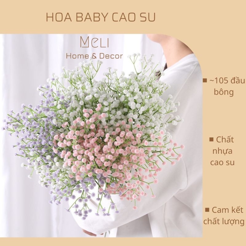 Hoa Baby Giả Hoa Bi Cao Su | Shopee Việt Nam