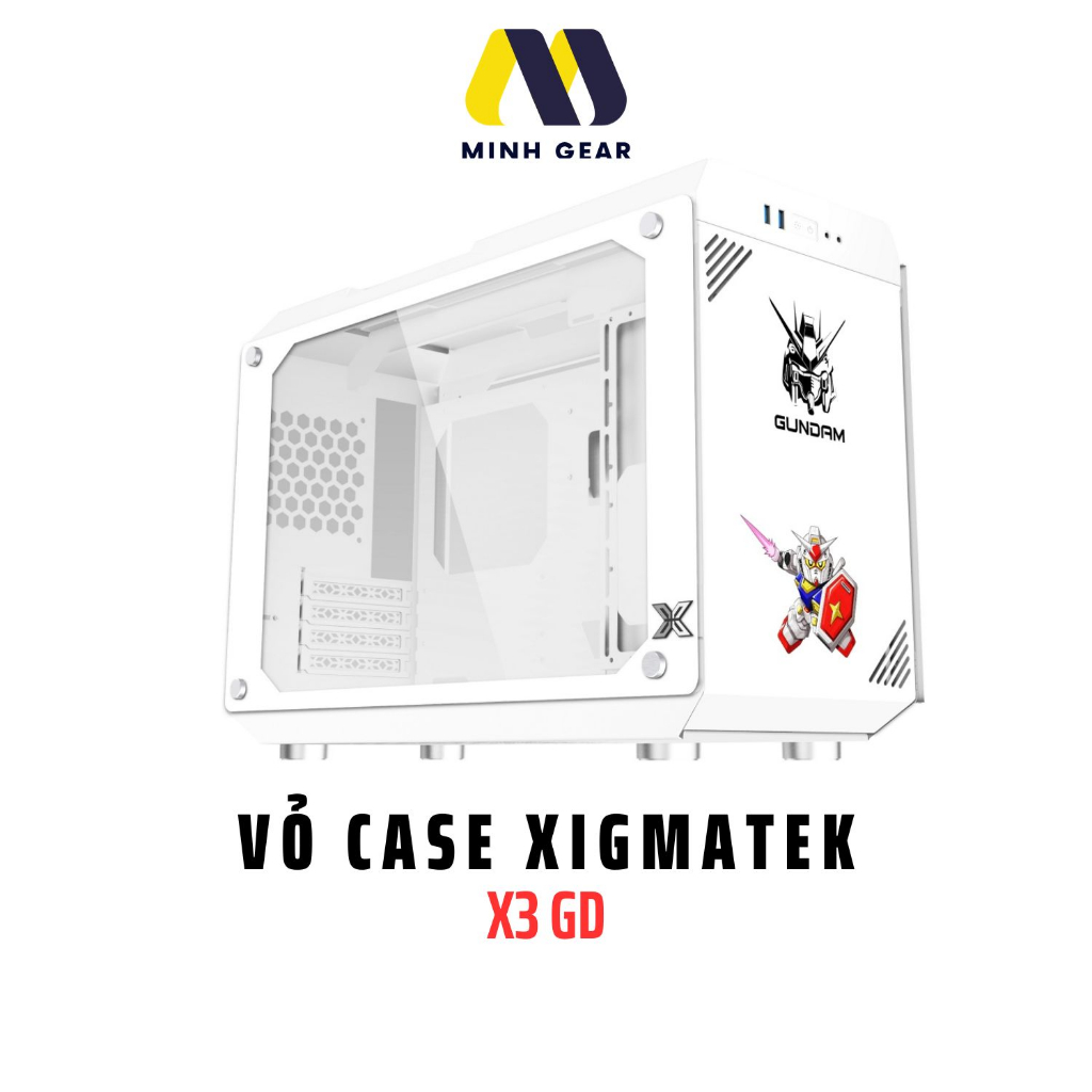 Vỏ Case XIGMATEK X3 GD (EN48489) - PREMIUM GAMING M-ATX | Shopee Việt Nam
