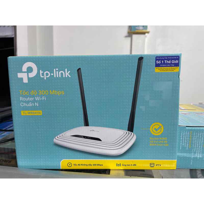 TPLINK WIFI 841N tốc độ 300mbps router wi-fi Chuẩn N | Shopee Việt Nam