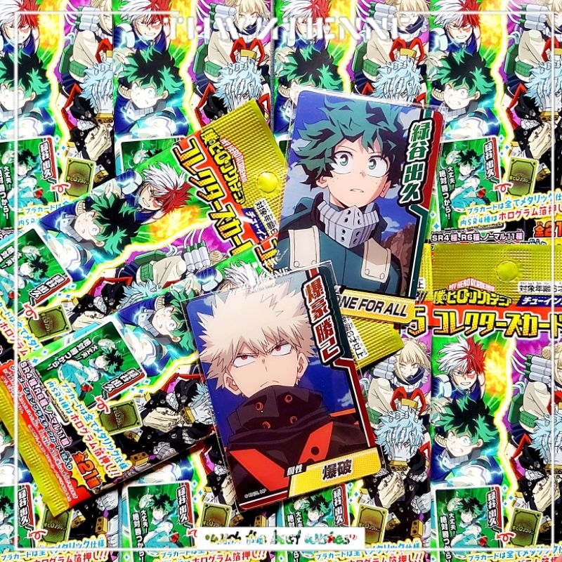 (SẴN)Thẻ nhân phẩm gum MY HERO ACADEMIA MHA vol.5 chính hãng | Shopee ...