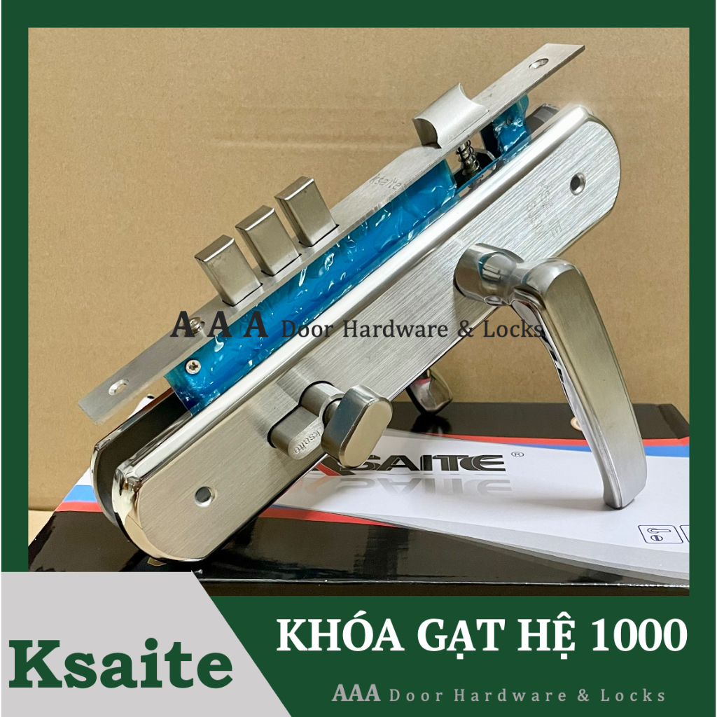 [FB1088] Khoá Tay Gạt hệ 1000 inox Ksaite FB1088 dùng cho cửa nhôm, sắt ...