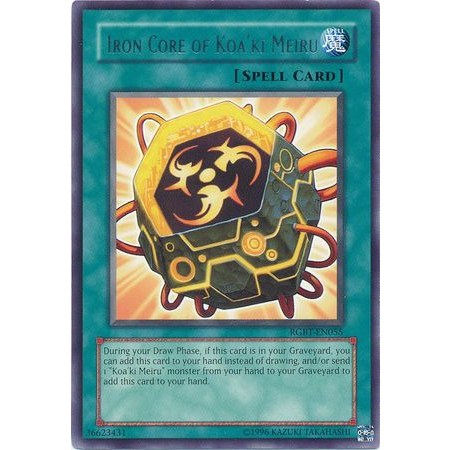 THẺ BÀI YUGIOH TIẾNG ANH CHÍNH HÃNG KONAMI:Iron Core of Koa'ki Meiru ...