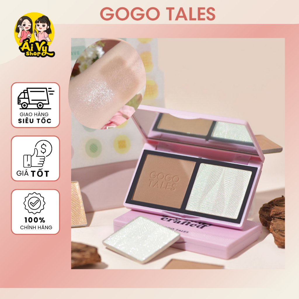Phấn Tạo Khối Bắt Sáng 2 Ô GOGO TALES Joyful Crafted GT520 - GOGOTALES ...