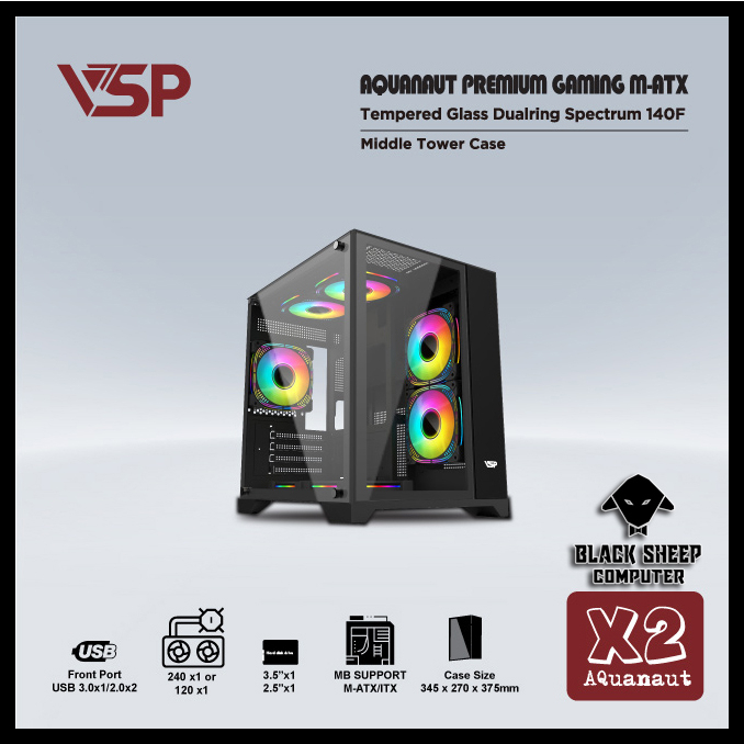 Vỏ Case VSP X2 BLACK (ĐEN) | Shopee Việt Nam