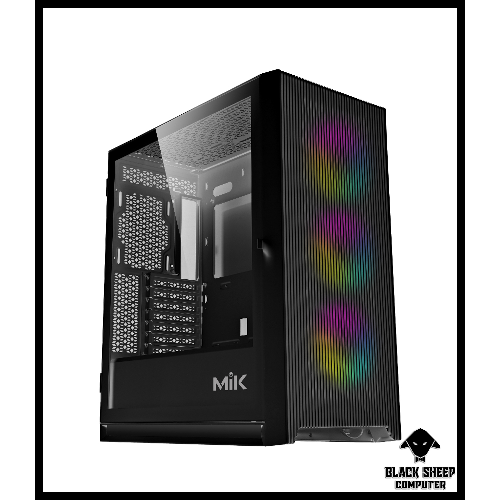 Vỏ Case MIK STORM 360 BLACK 3FA (KÈM 3 FAN ARGB VÀ HUB REMOTE SYNC ...