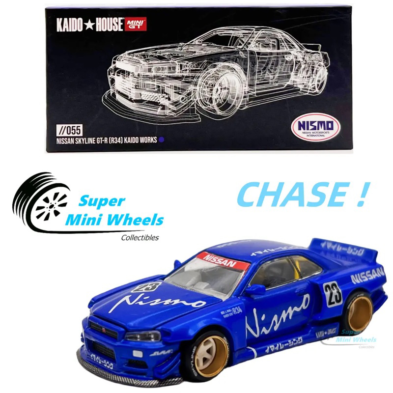 BoonShop Xe Mô Hình Kaido House x MiniGT CHASE Nissan Skyline GT-R (R34 ...