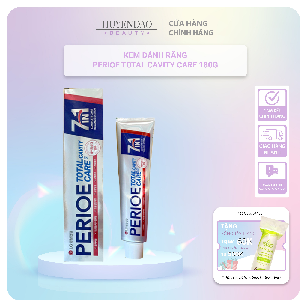 KEM ĐÁNH RĂNG PERIOE TOTAL CARE CAVITY 7IN1 BẢO VỆ RĂNG MIỆNG TOÀN DIỆN ...