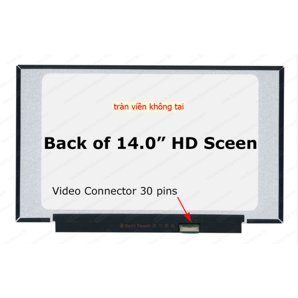 màn hình laptop 14,0 inh tràn viền HD, B140XTN07.3, 14S-DK1055AU ...