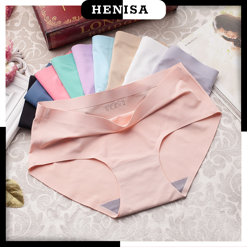 SET 5 Quần Lót Nữ Đúc Su Thun Lạnh HENISA Không Đường May Mềm Mại Không ...