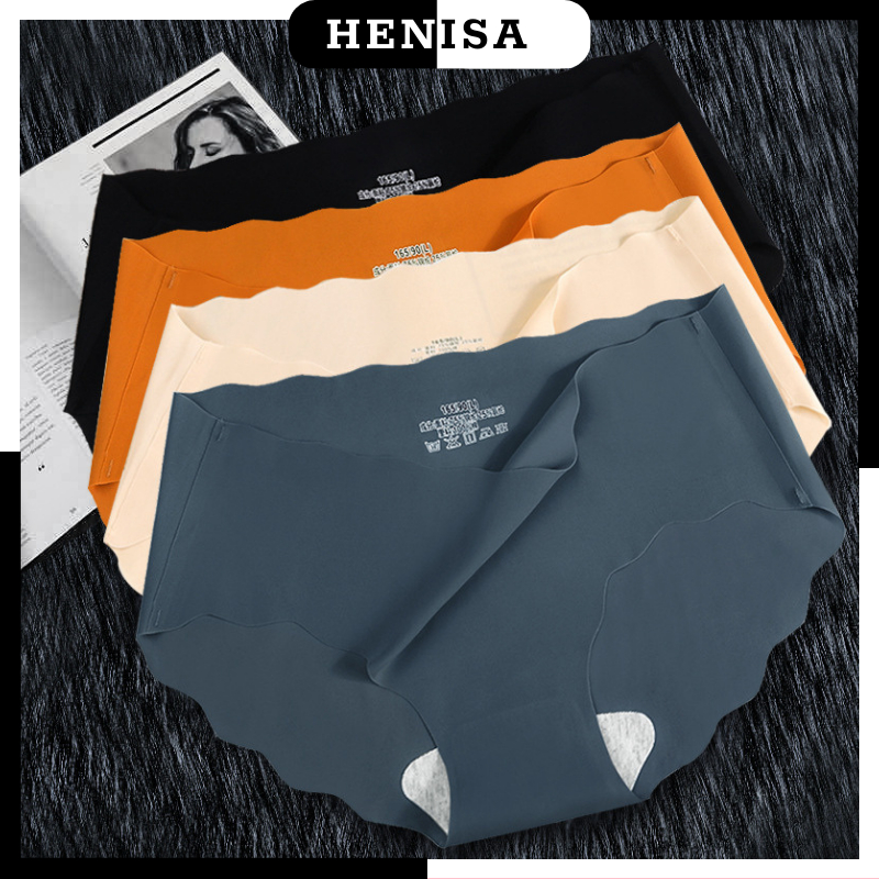 Quần Lót Nữ Đúc Su Thun Lạnh HENISA Không Đường May Viền Sóng Gợi Cảm ...