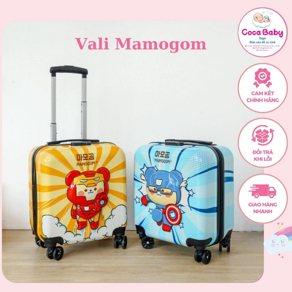 Vali gấu Mamogom siêu xinh size 18 inch cho bé | Shopee Việt Nam