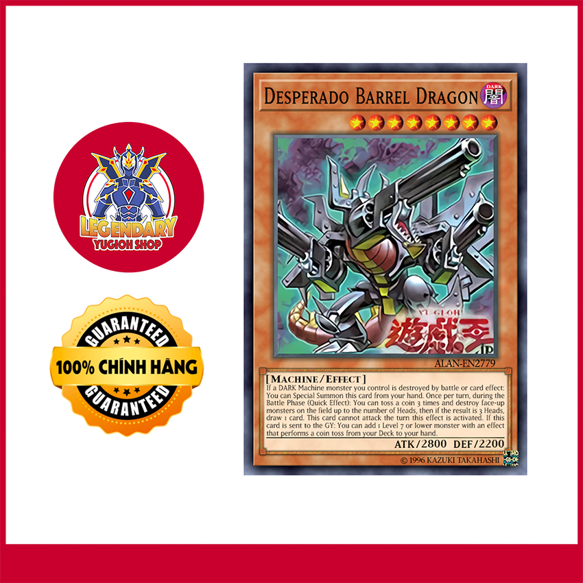 [Thẻ Bài Yugioh Chính Hãng] Desperado Barrel Dragon | Shopee Việt Nam