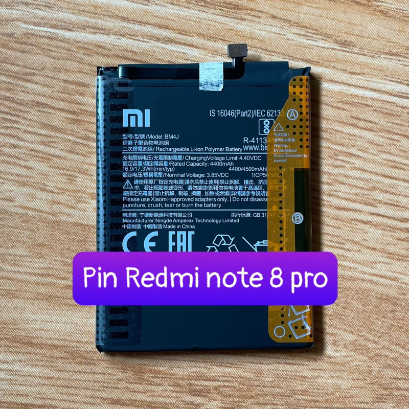 pin Redmi note 8 pro model BM4J (zin) | Shopee Việt Nam