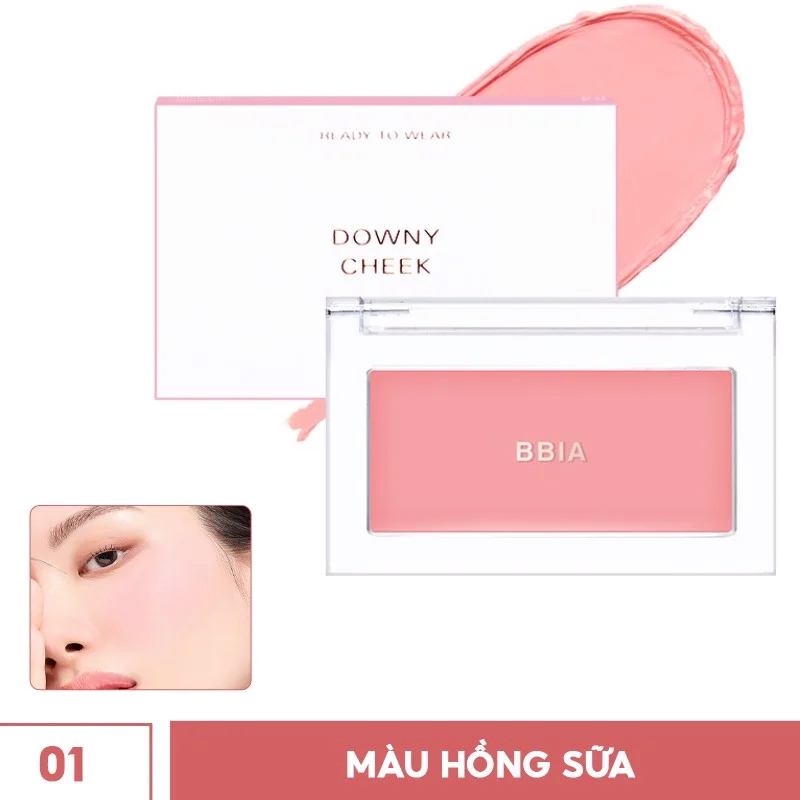 Má Hồng Dạng Kem Mềm Mịn, Chuẩn Màu Bbia Ready To Wear Downy Cheek 3.5g ...