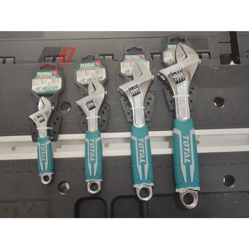 Mỏ Lết 6" 8" 10" 12" Cán Cao Su Mềm Thép Cr-V TOTAL / THT101066 ...