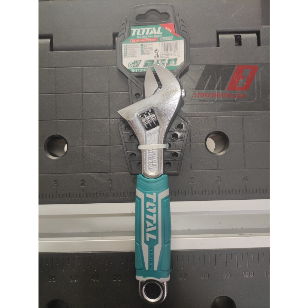 Mỏ Lết 6" 8" 10" 12" Cán Cao Su Mềm Thép Cr-V TOTAL / THT101066 ...
