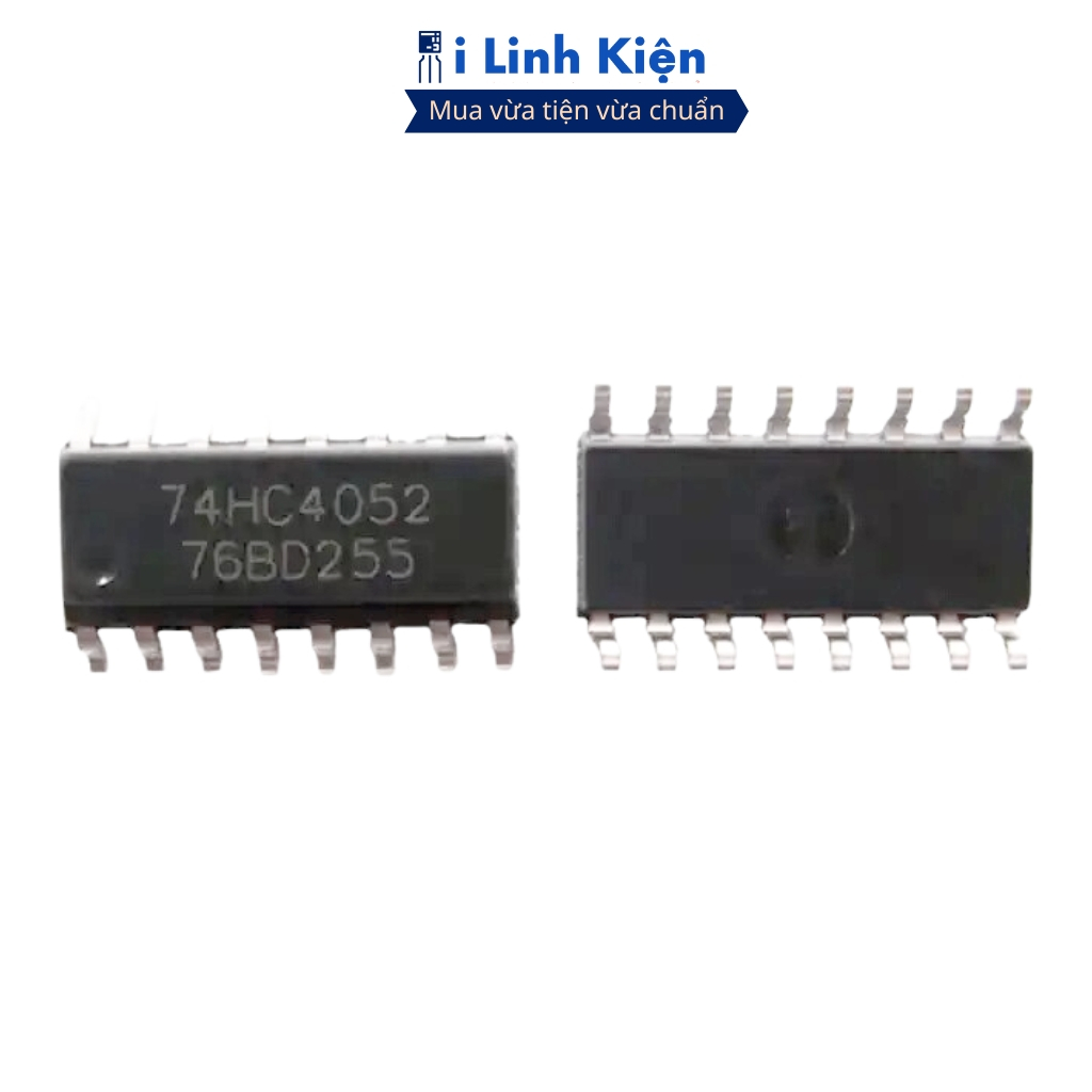 74HC4052 Ic chức năng SOP-16 chính hãng ilinhkien | Shopee Việt Nam
