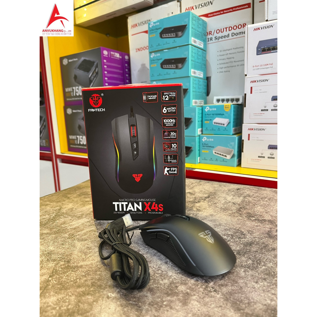 Chuột Gaming có dây Fantech Titan X4s | Shopee Việt Nam