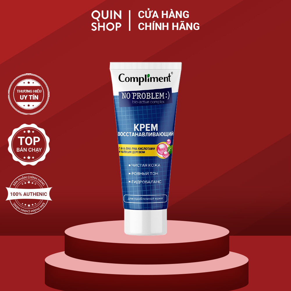 Kem Dưỡng Giảm Mụn, Mờ Thâm, Kiềm Dầu Compliment No Problem Bio-Active Complex AHA-BHA-PHA ...