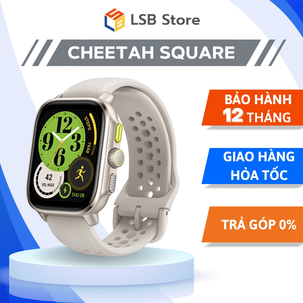 [Hỏa Tốc - HCM] Đồng Hồ Thông Minh Amazfit Cheetah Square BioTracker™ PPG | Hàng Chính Hãng ...