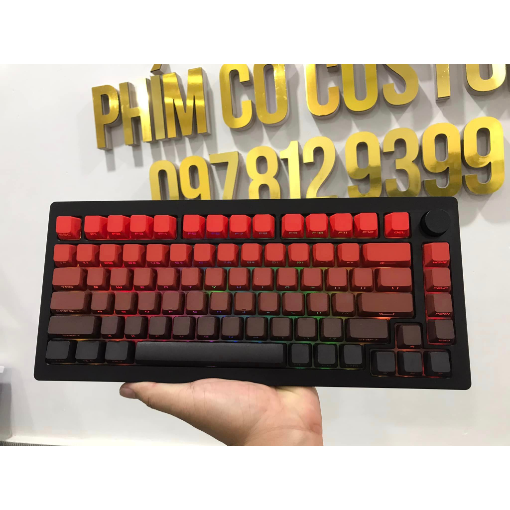 Bàn phím cơ Monsgeek M1W / M1W-SP / M1 3MODE Nhôm CNC đã mod tungcustom ...