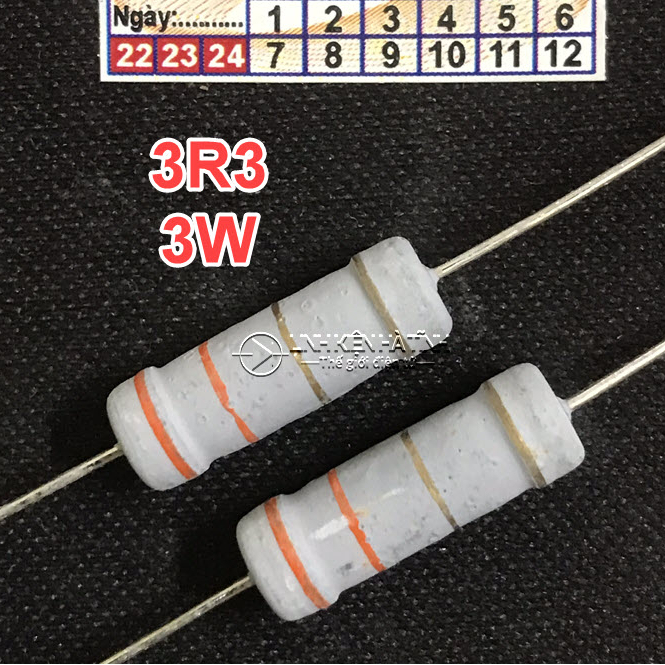 LKTT Túi 10 con điện trở 3W 3R3 3.3R 3W | Shopee Việt Nam