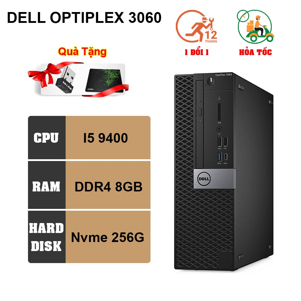 Máy Tính Đồng Bộ Dell - Dell Optiplex 3060 SFF ( CPU Core i5 9400 - RAM ...