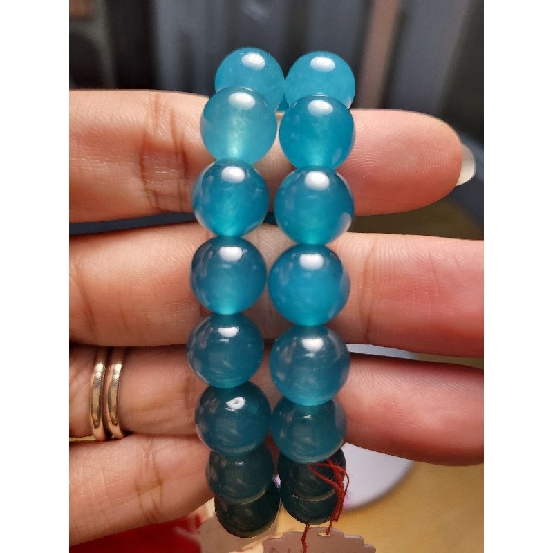 Vòng tay Agate - Mã não Blue, Yellow | Shopee Việt Nam