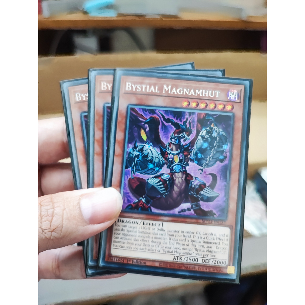 [Yugioh Funny Shop] 1 lá thẻ bài Bystial Magnamhut - MP23-EN157 - Prismatic Secret Rare 1st ...