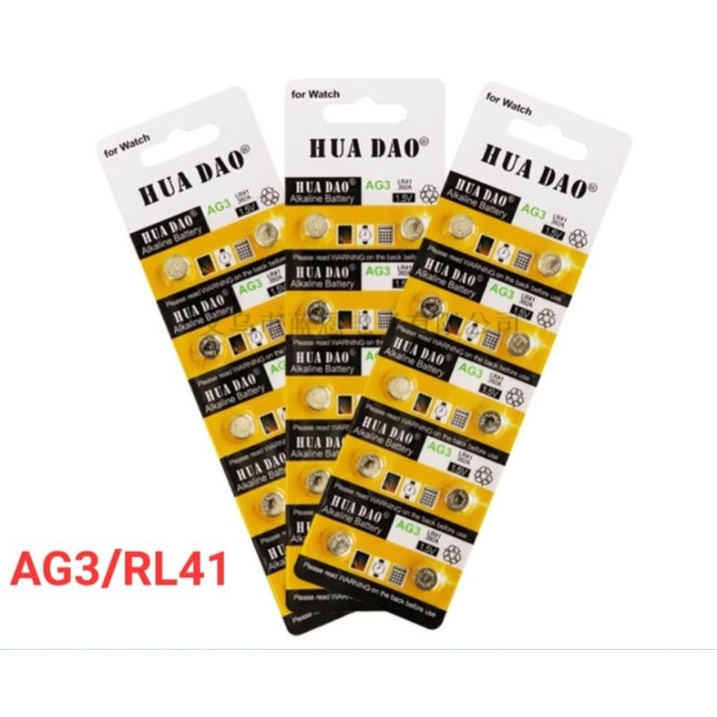 Pin Cúc Áo AG3/RL41 - AG13/RL44 - AG1/RL621 - AG10/RL1130 - Vỉ 5 Viên 1,5V Lithium Chính hãng ...