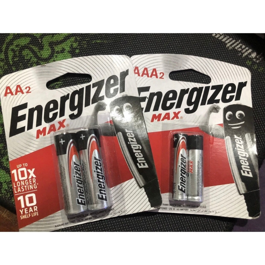 Vỉ 2 Viên Pin Energizer Max AA2 - AAA2 | Shopee Việt Nam