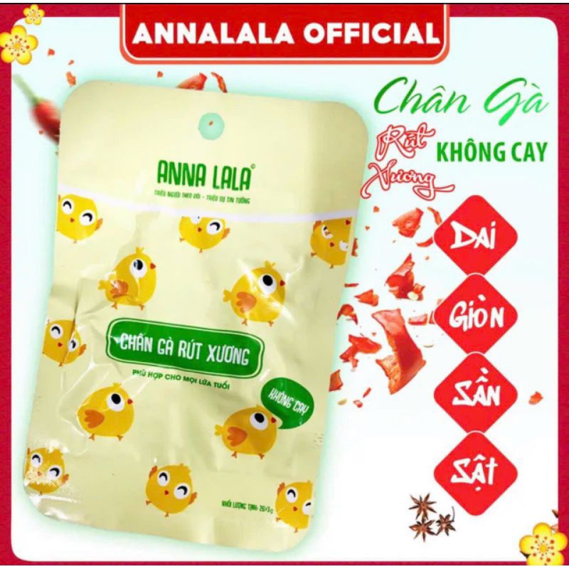 Chân gà rút xương Anna lala thơm ngon đậm vị | Shopee Việt Nam