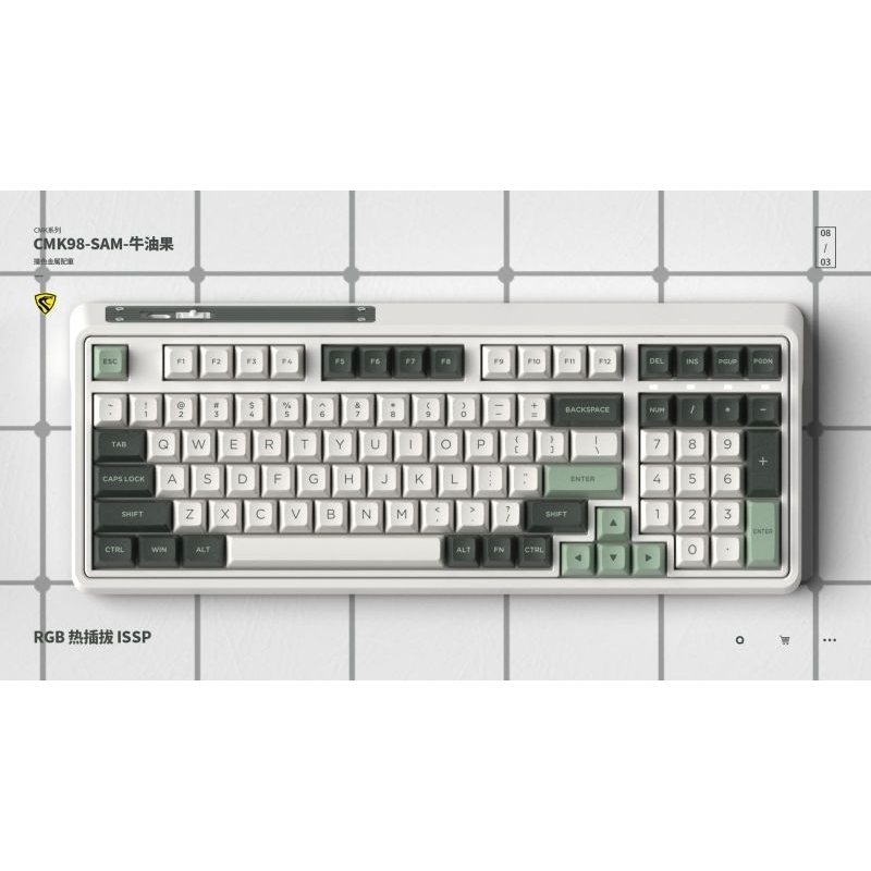 Bộ keycap Fl-Esport TROPICAL FOREST hồ sơ FSA | Shopee Việt Nam