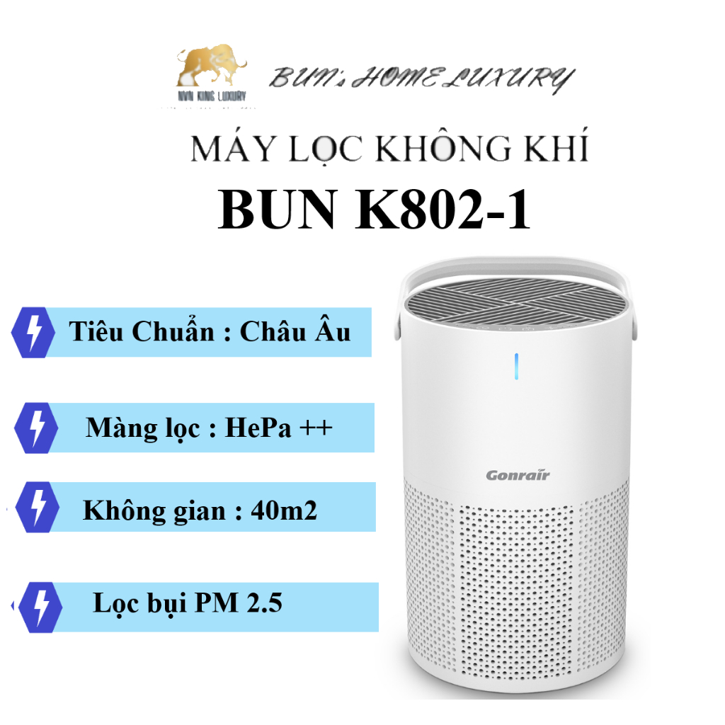 (Chính Hãng) Máy lọc không khí K802-1 Châu âu | Shopee Việt Nam