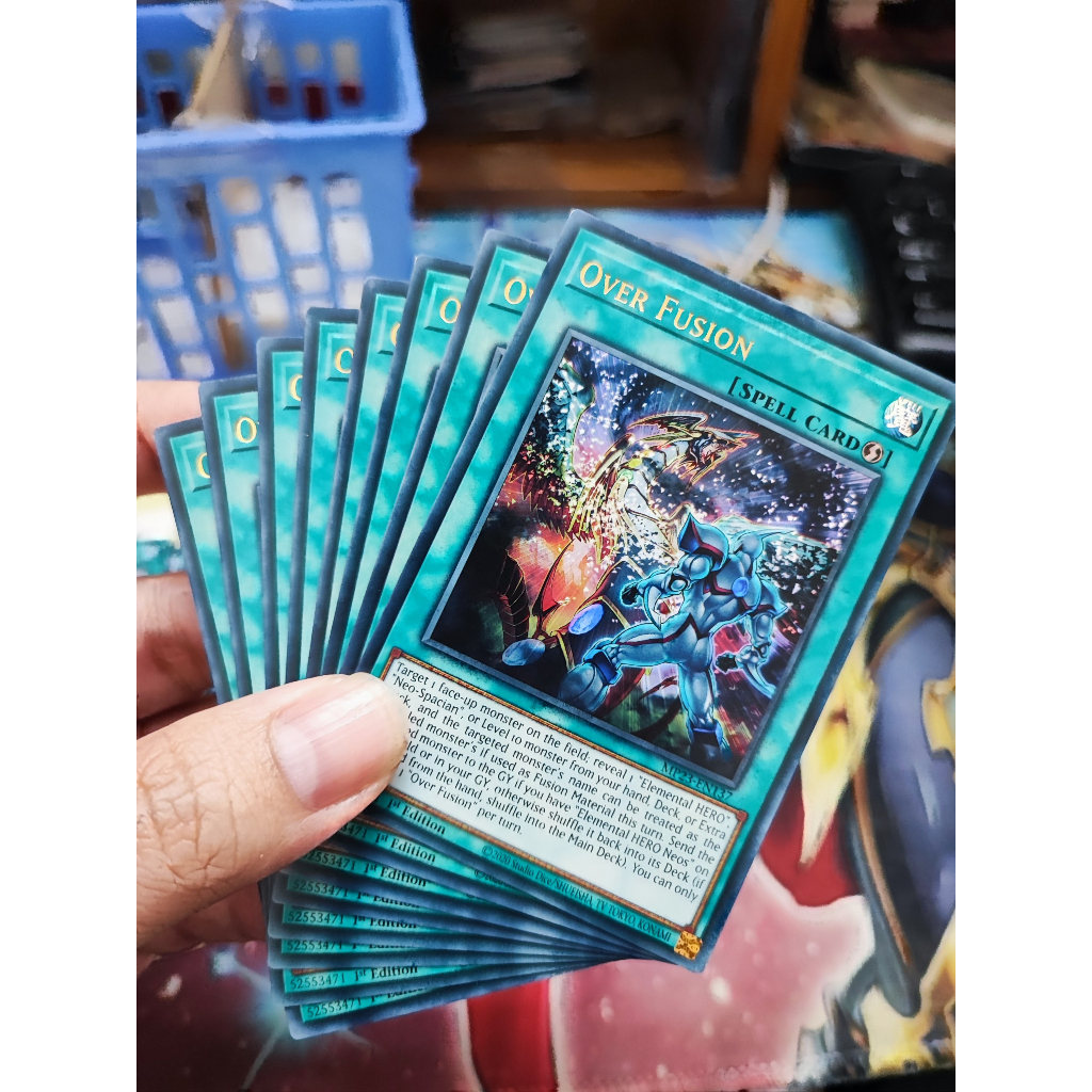[Yugioh Funny Shop] 1 lá thẻ bài Over Fusion - MP23-EN137 - Ultra Rare ...