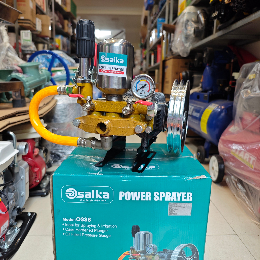 [SALE] ĐẦU RỬA XE CAO ÁP 1,5HP Pitong 22mm SAIKA OS38 | Shopee Việt Nam