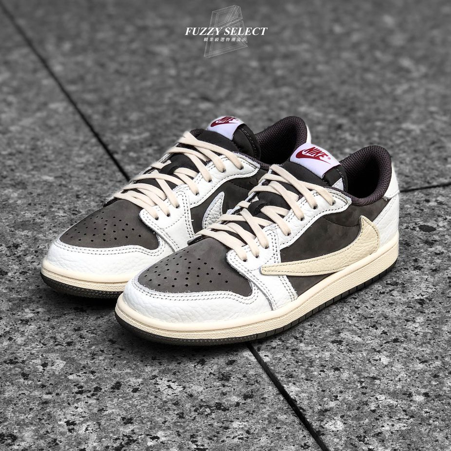 Giày Sneaker Cổ Thấp Jordan x Travis Scott Reverse Mocha Nâu Cà Phê ...